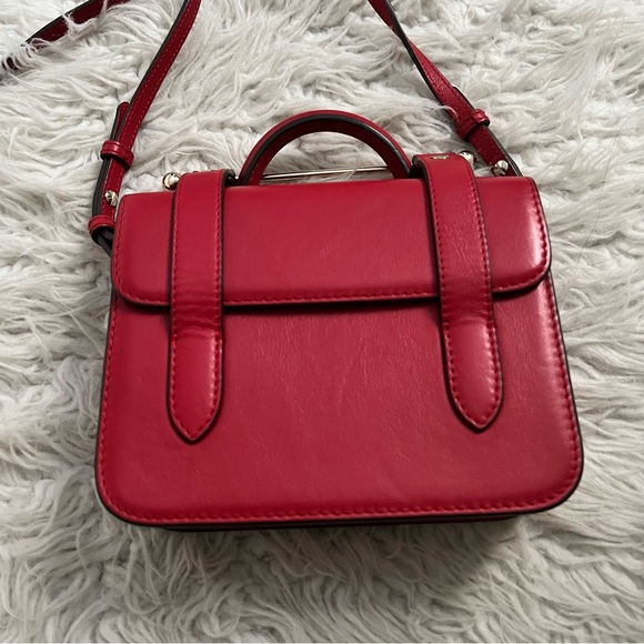 Strathberry | Bags | Strathberry Red Mc Nano Crossbody Bag | Poshmark